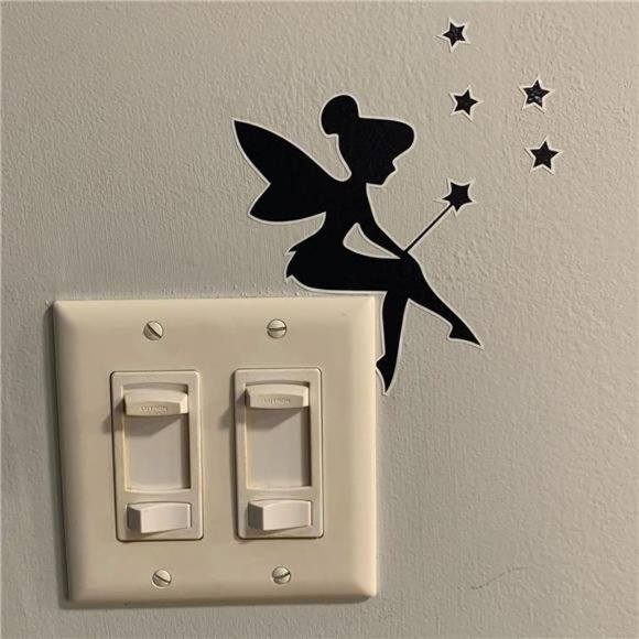 Wall Decor | 2 Pack Sticker Card Light Switch Vinyl Decal Sticker ...
